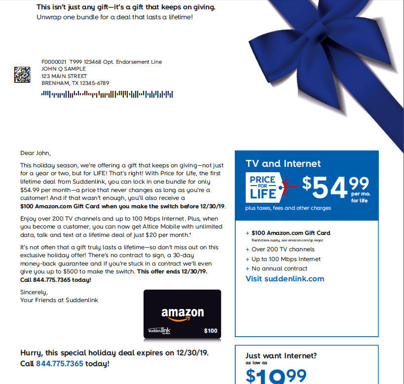 “Holiday Letters” Optimum and Suddenlink – Welcome to my page!