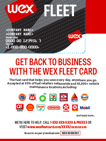 “The Fuel Savings Card” WEX – Welcome to my page!